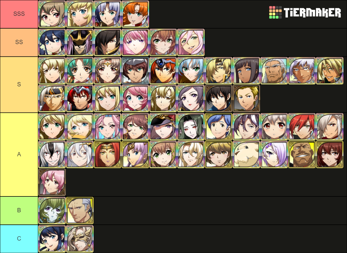 Langrisser Mobile unit ranking Tier List (Community Rankings) - TierMaker
