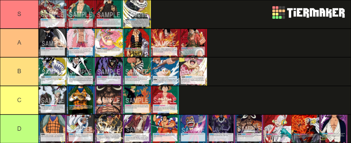 ONE PIECE CARD GAME Leaders Tier List (Community Rankings) - TierMaker