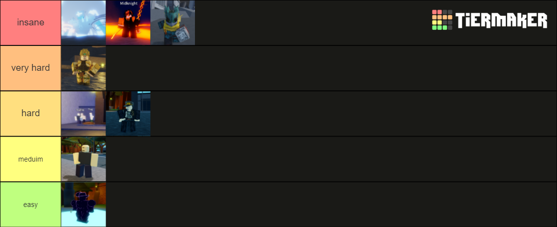 Boss difficulty tierlist Tier List (Community Rankings) - TierMaker Boss difficulty tierlist Tier List (Community Rankings) - TierMaker