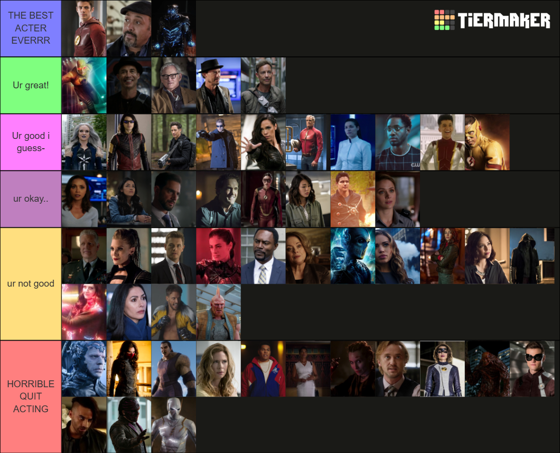 The Flash Characters (2014-2022) Tier List (Community Rankings) - TierMaker