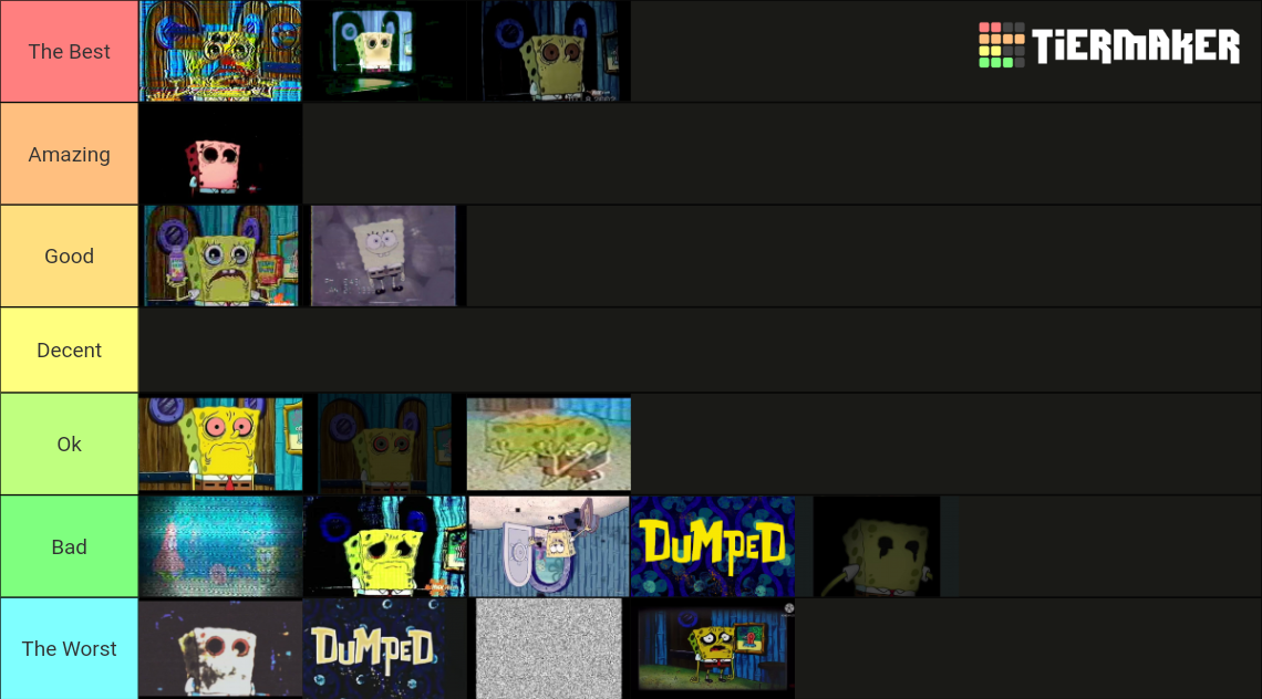 SpongeBob Bootleg Remakes Tier List (Community Rankings) - TierMaker