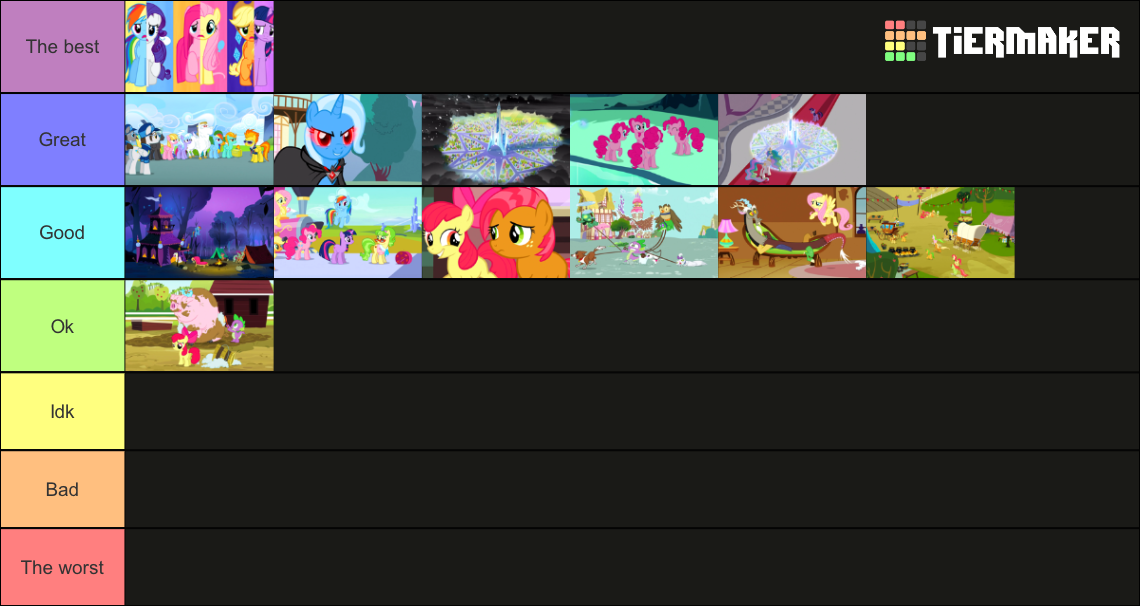 My Little Pony Season 3 Episode Tier List (Community Rankings) - TierMaker