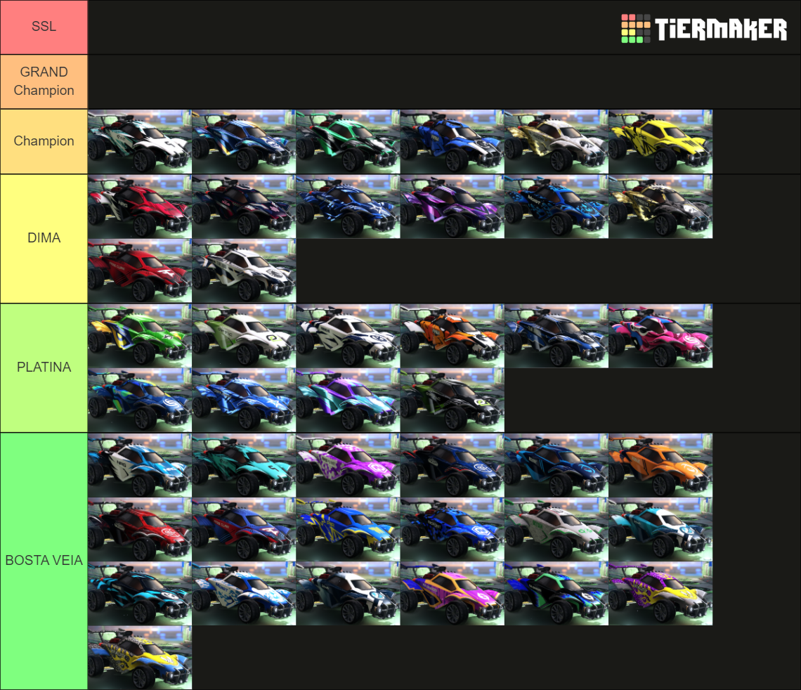 RLCS 2022-2023 Esport Decal Tier List (Community Rankings) - TierMaker