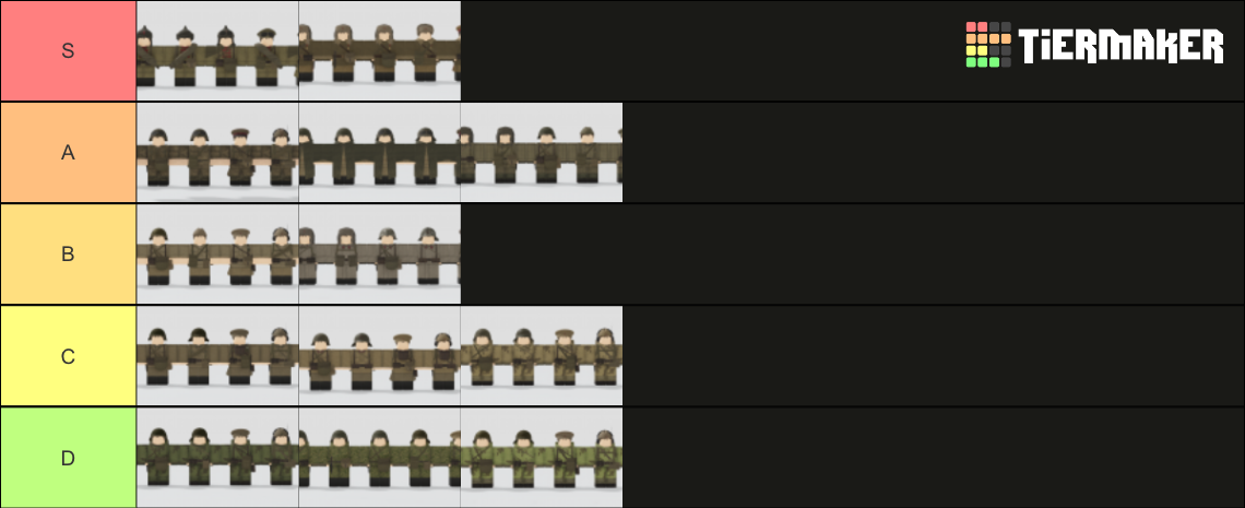 Frontline Karelia Red Army Uniforms Tier List (Community Rankings ...