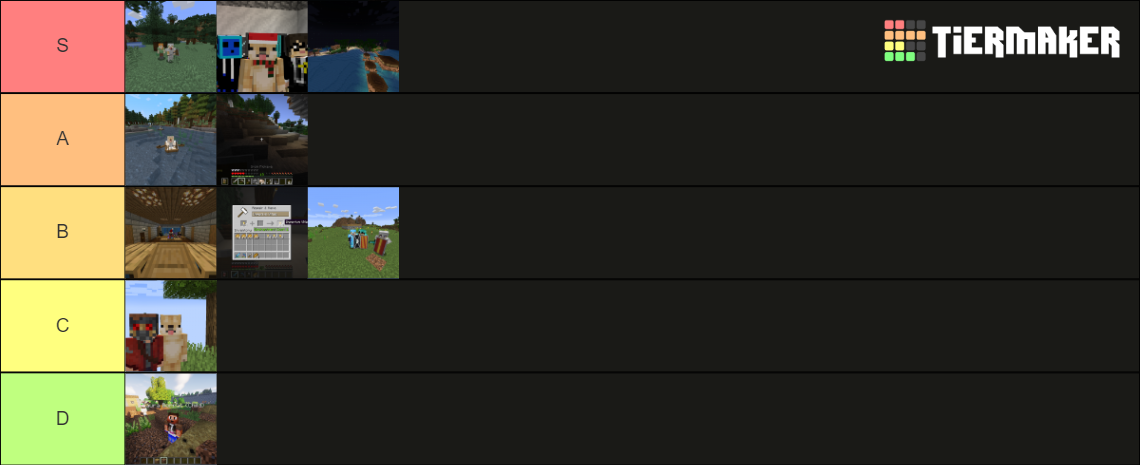Servers Tier List Community Rankings Tiermaker 8965