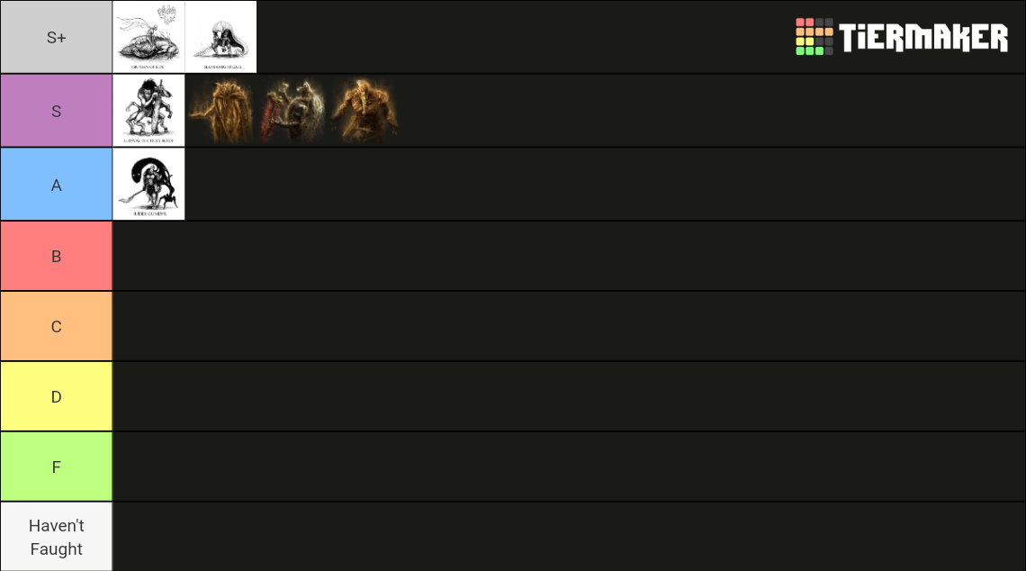 FromSoftware Bosses & Minibosses Tier List (Community Rankings) - TierMaker