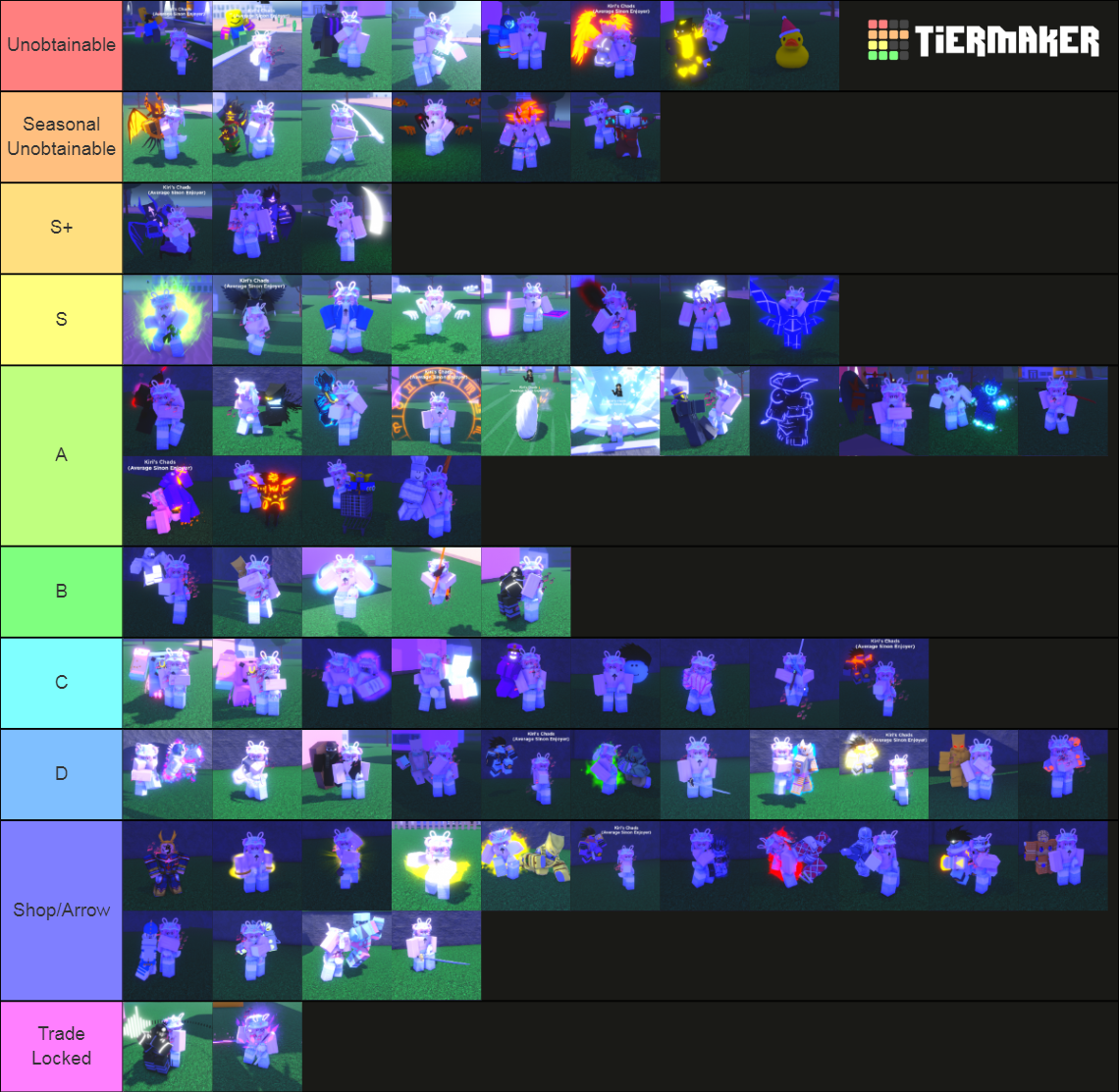 A Legacy Time V2 Tier List (Community Rankings) - TierMaker