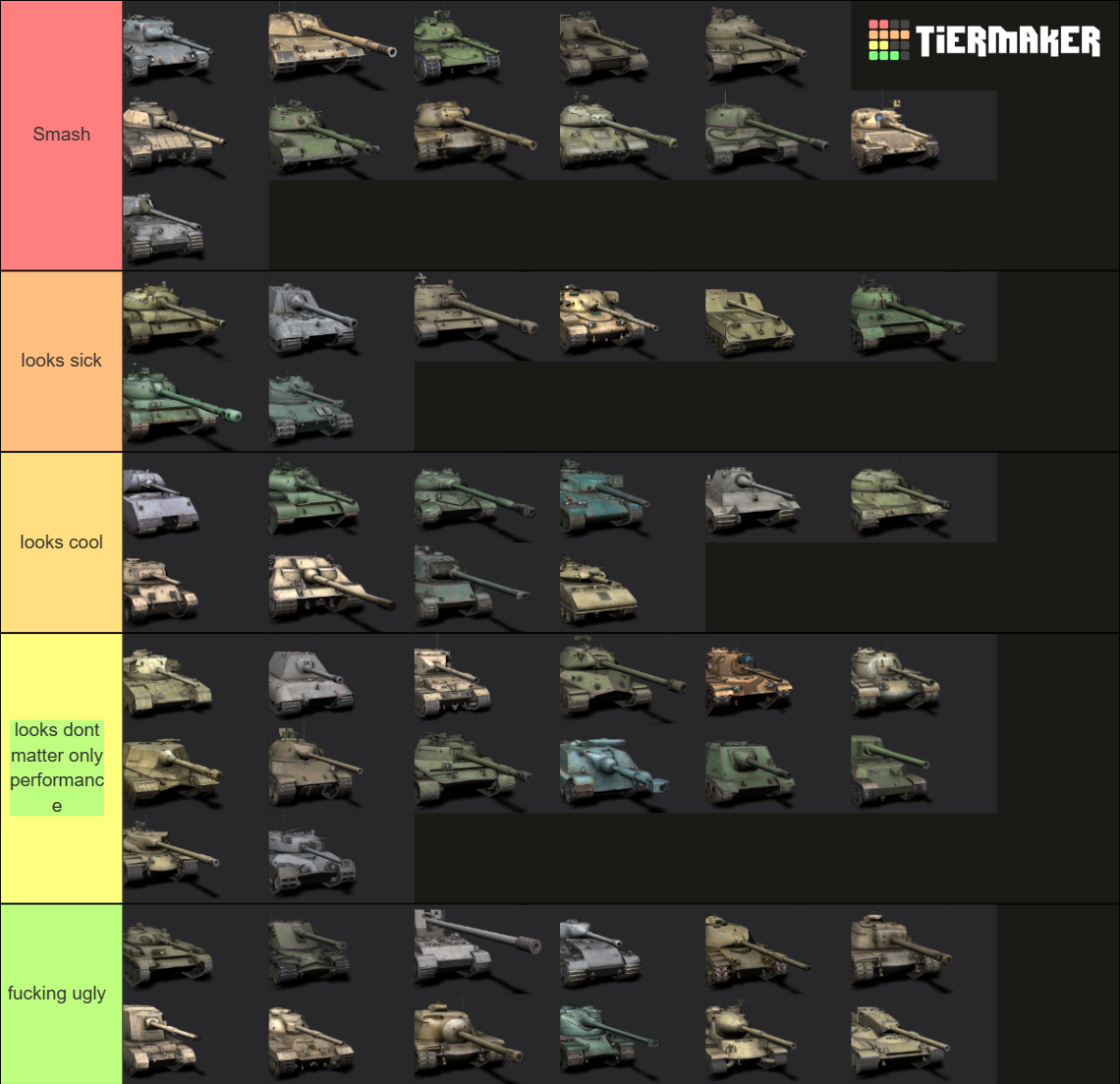 (WOTB) All tier 10s Tier List (Community Rankings) - TierMaker