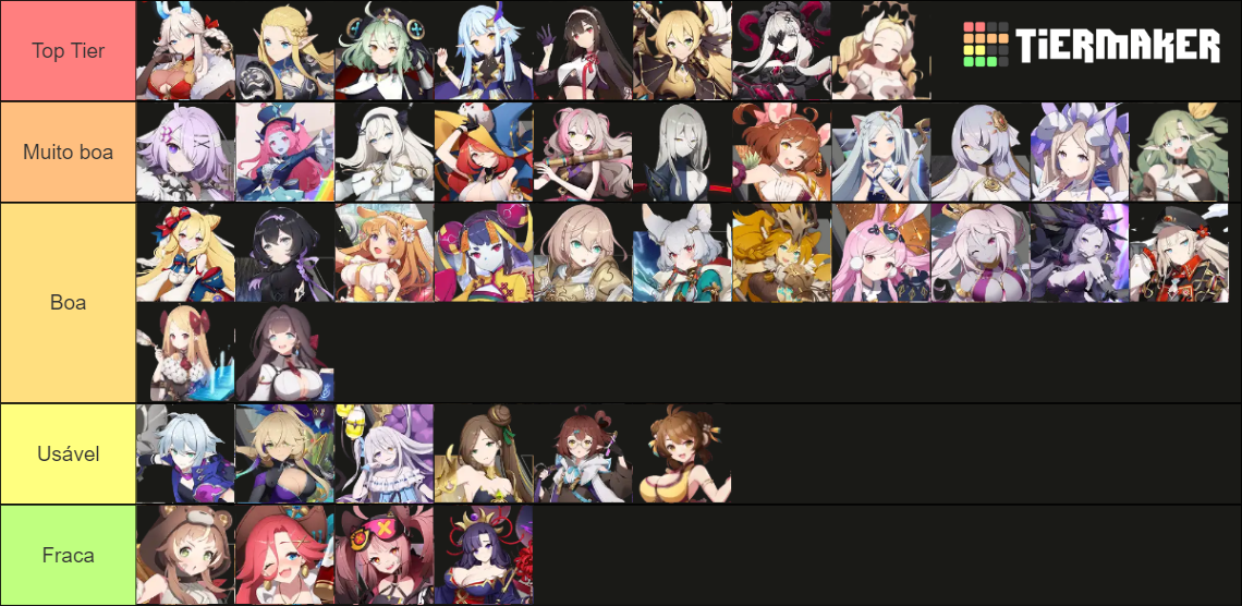 Eversoul All Characters (Updated Regularly) Tier List (Community Rankings) - TierMaker
