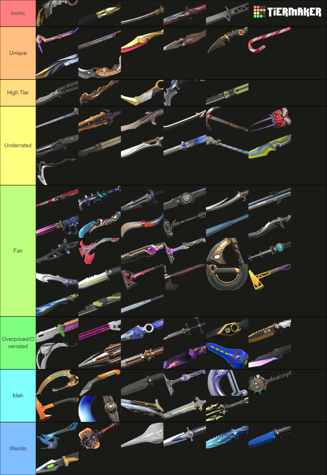 Valorant Melee Skins (August 2023) Tier List (Community Rankings ...