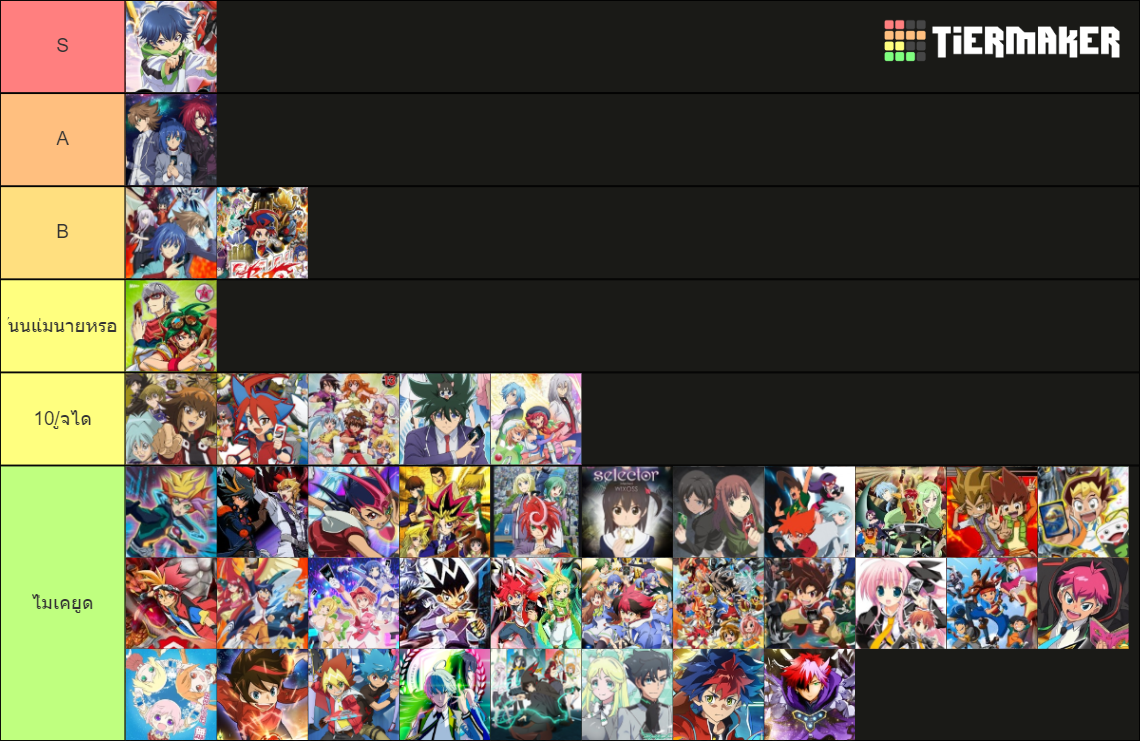 Card Game Anime Tier List (Community Rankings) - TierMaker