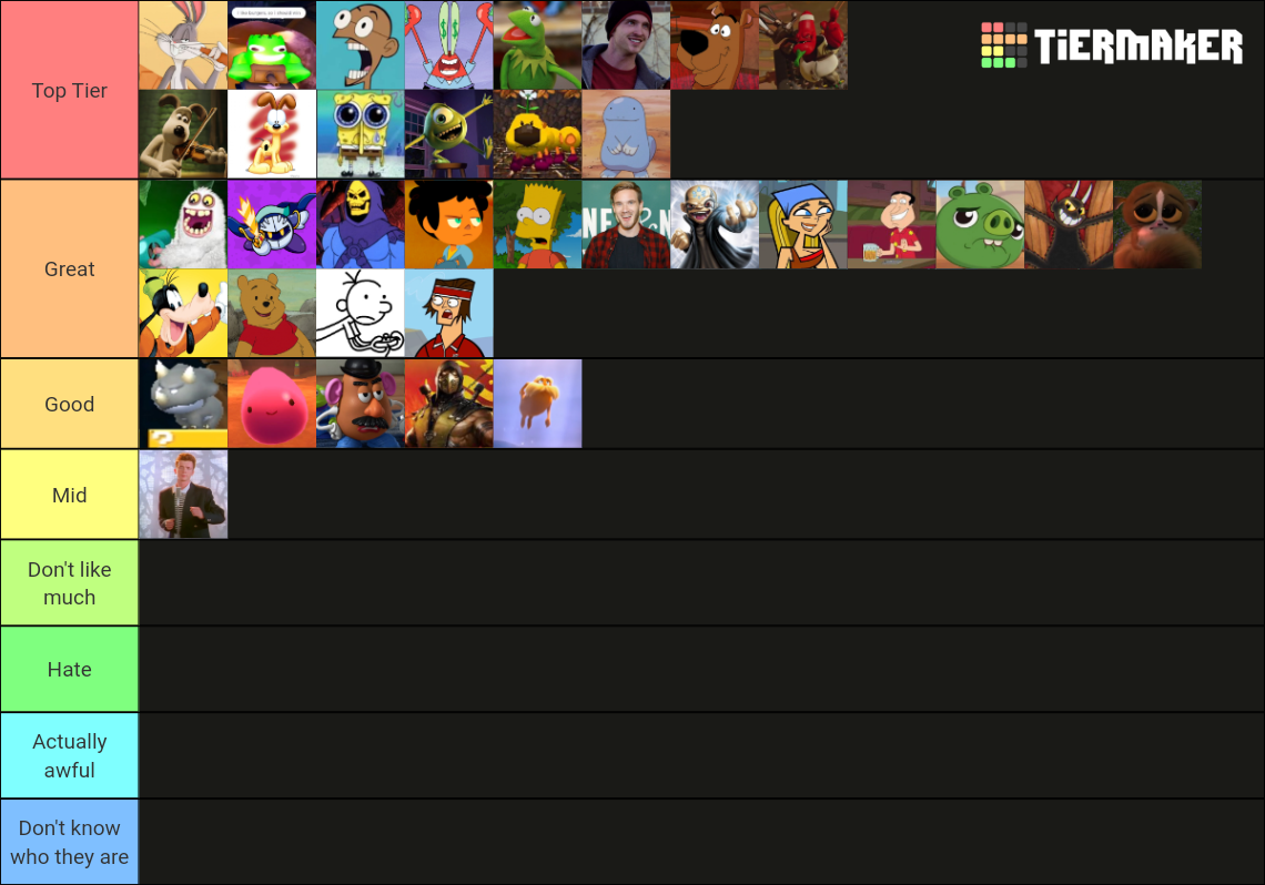 Random Character Voting S3 Tier List (Community Rankings) - TierMaker Random Character Voting S3 Tier List (Community Rankings) - TierMaker