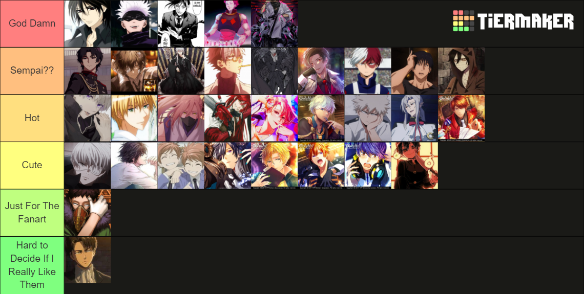 Anime crush Tier List (Community Rankings) - TierMaker