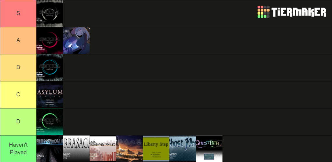 Hakika Games (SEQUEL series creator) Tier List (Community Rankings ...