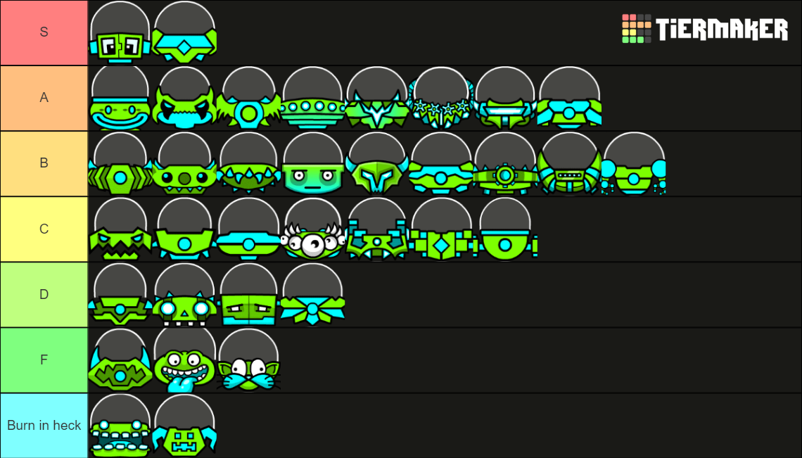 All Geometry Dash UFOs Tier List (Community Rankings) - TierMaker