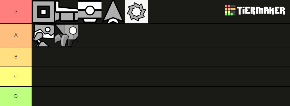 Geometry Dash Modes 2.1 Tier List (Community Rankings) - TierMaker