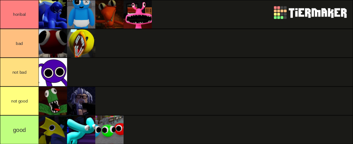 RAINBOW FRIENDS CHAPTER 2 TIERLIST 🏳‍🌈🌈 Tier List (Community Rankings ...