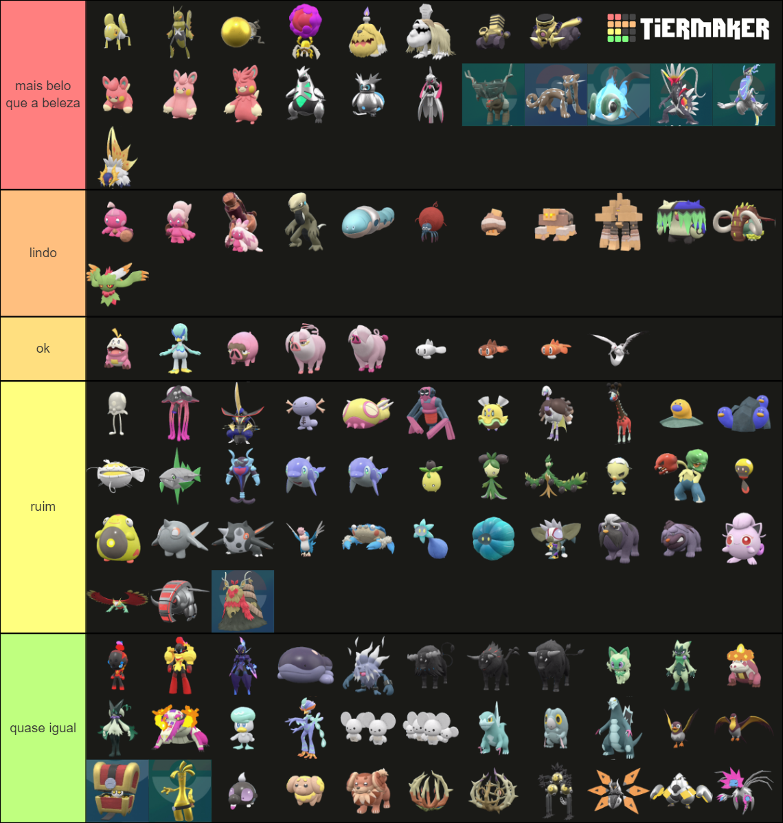 All Shiny Pokemon (Gen 9) Tier List (Community Rankings) - TierMaker