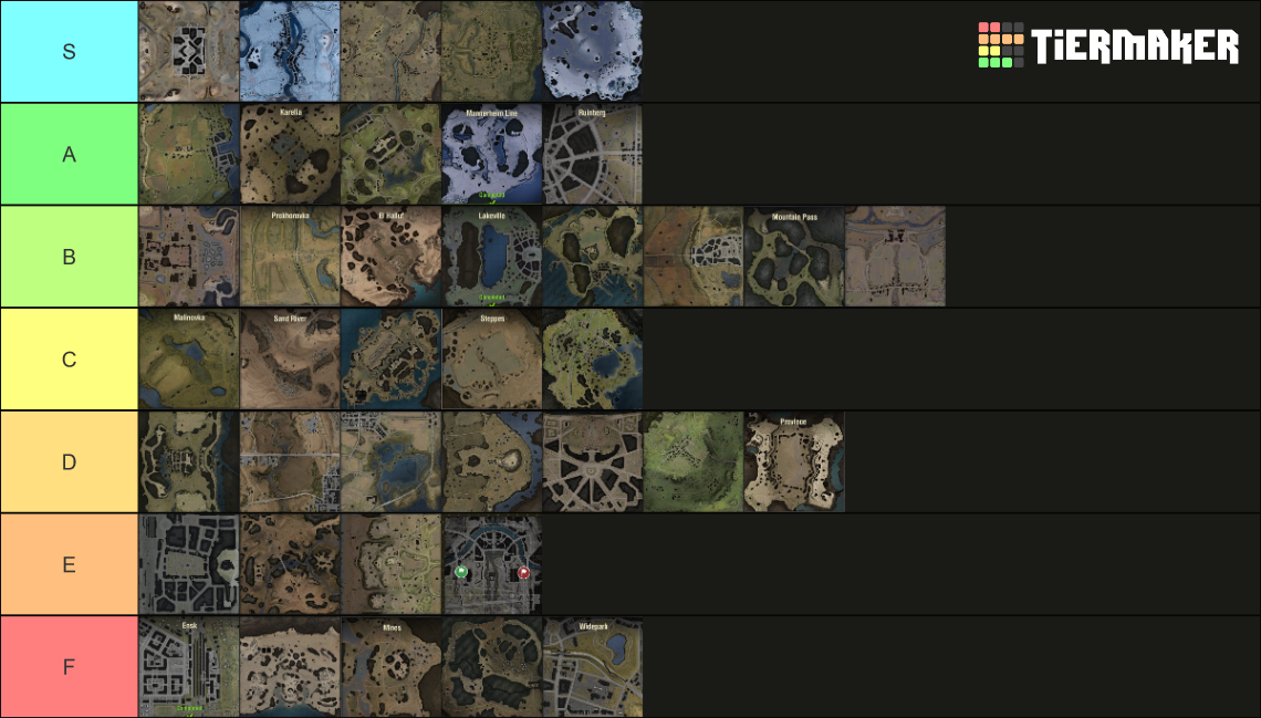 World of Tanks maps (2023) Tier List (Community Rankings) - TierMaker