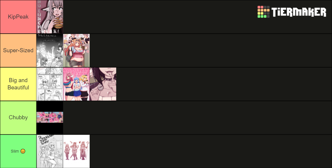 KipTeiTei Comics (2023) Tier List (Community Rankings) - TierMaker