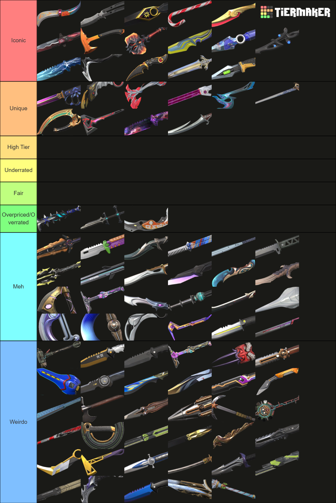 Valorant Melee Skins (August 2023) Tier List (Community Rankings ...