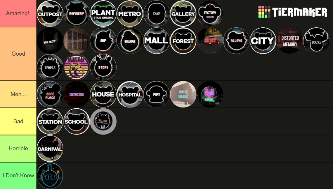 Piggy Chapters (Book 1, Book 2, & Extra Maps) Tier List (Community ...