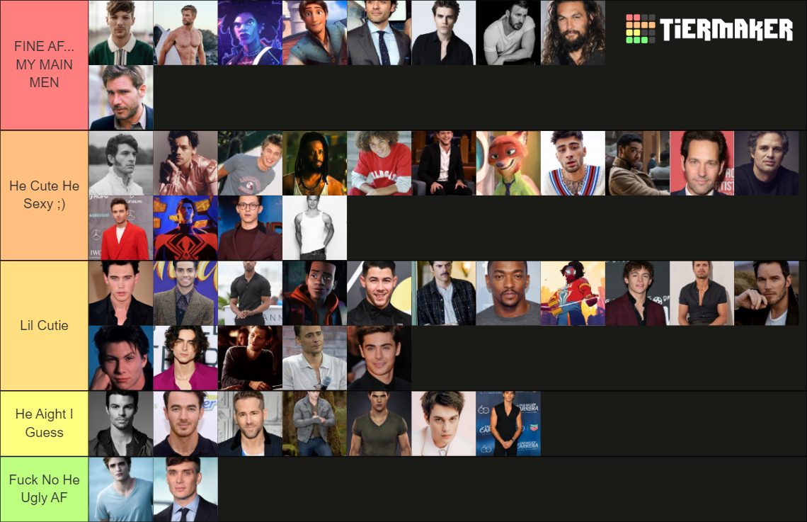 My Men Tier List (Community Rankings) - TierMaker