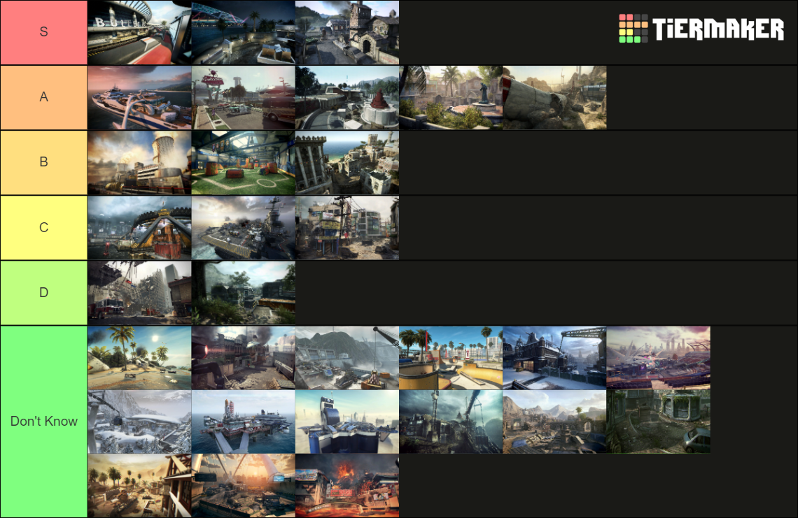 Call of Duty Black Ops 2 Multiplayer Maps Tier List (Community Rankings ...