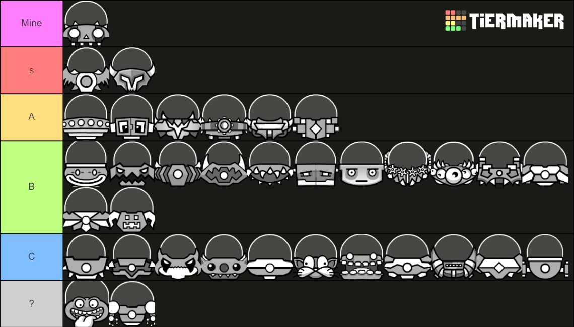 Rank every Geometry Dash 2.1 UFO Tier List (Community Rankings) - TierMaker