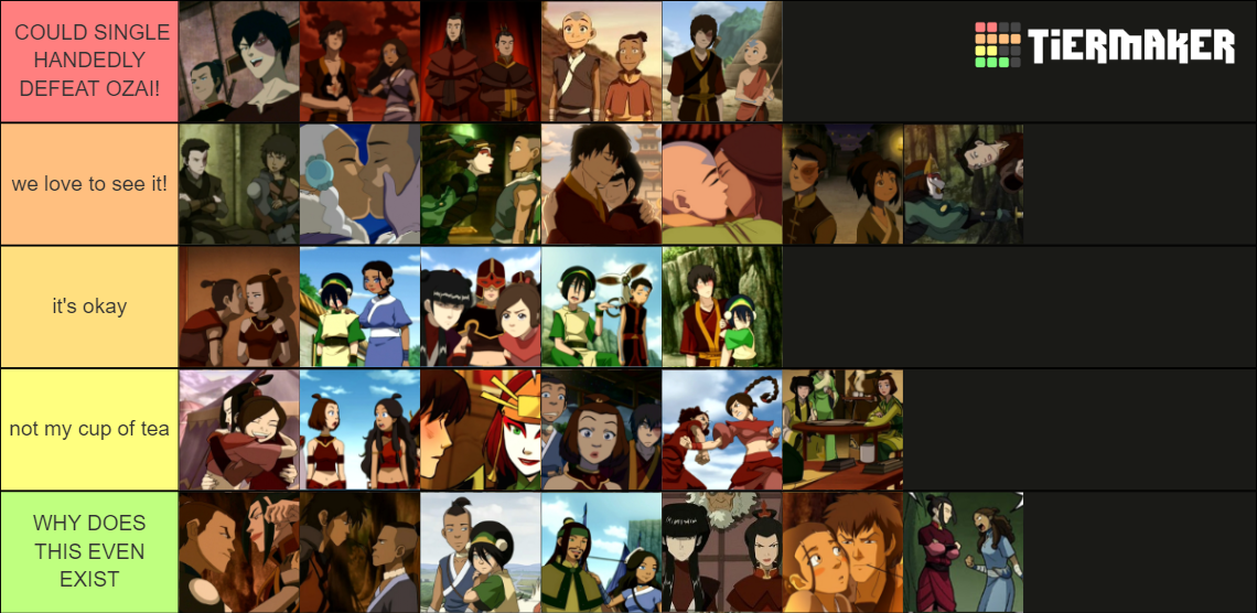 Avatar The Last Airbender Ships Tier List (Community Rankings) - TierMaker