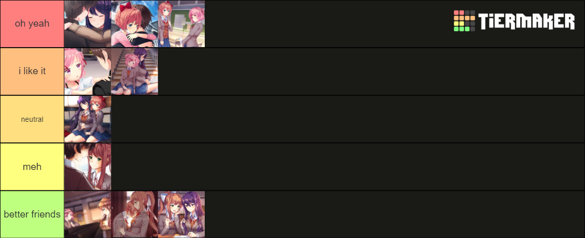 DDLC Ship Tier List (Community Rankings) - TierMaker