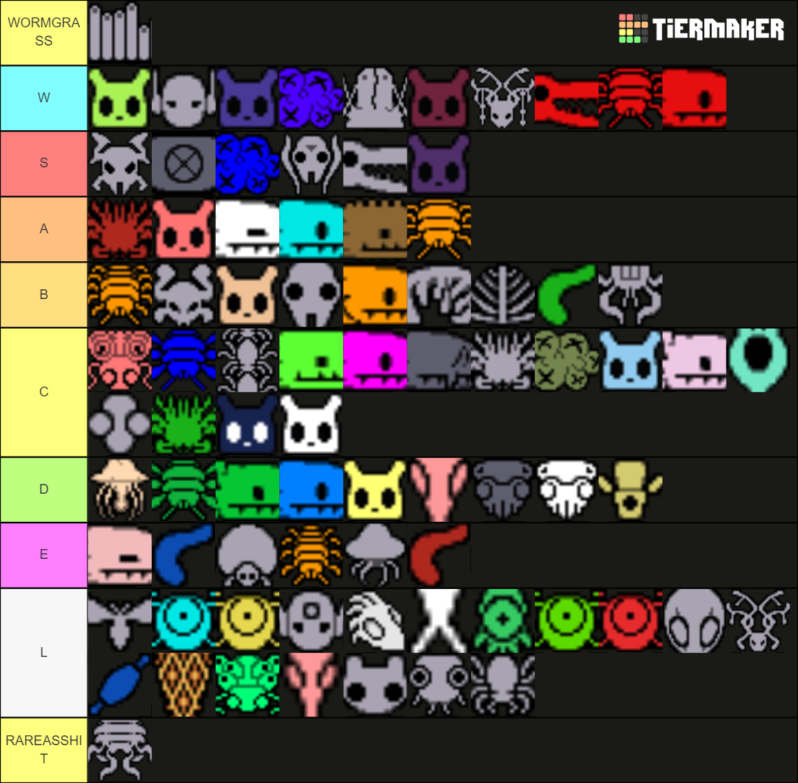 Rain World All Creatures (Downpour Included) Tier List (Community Rankings) - TierMaker