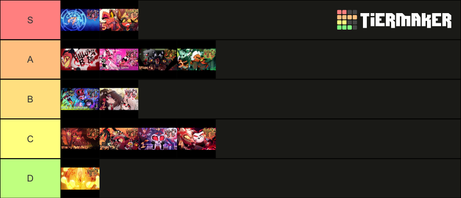 Helluva Boss EP Tier List (Community Rankings) - TierMaker