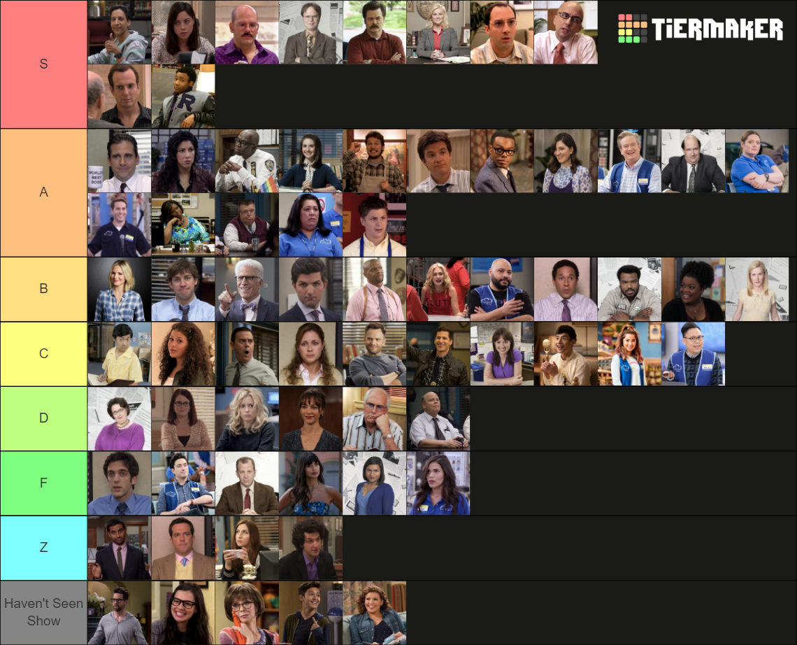 sitcom characters Tier List (Community Rankings) - TierMaker