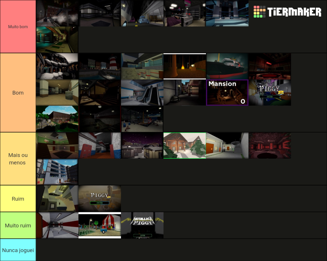 Ranking Roblox Piggy Chapters (Metallica Event) Tier List (Community ...