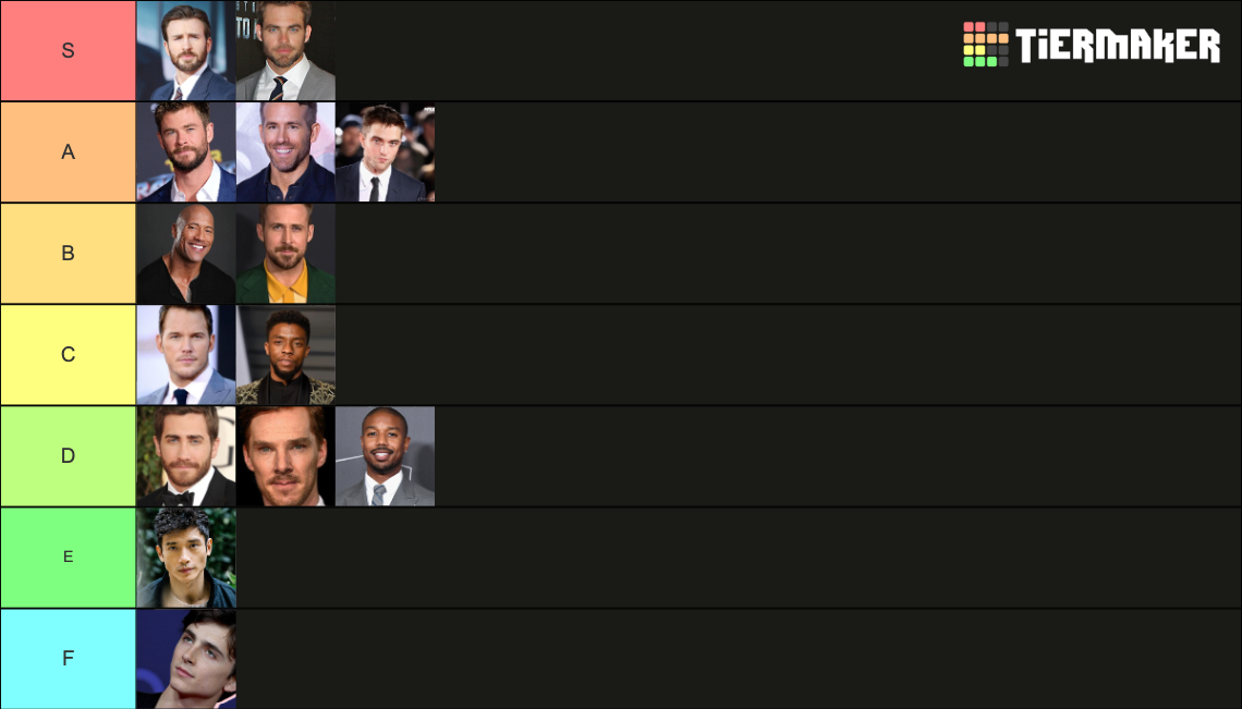 Actors Tier List (Community Rankings) - TierMaker