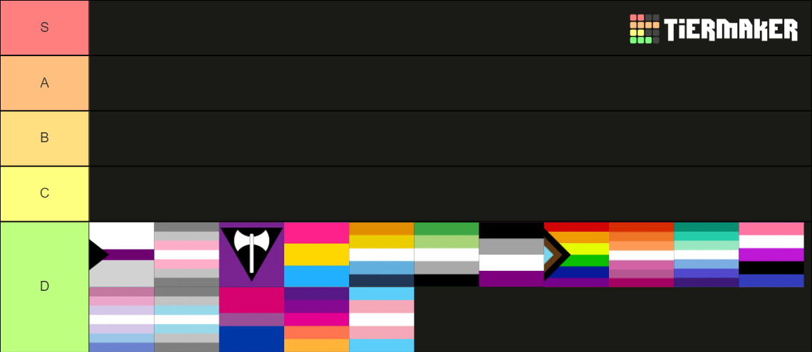 LGBT pride flag Tier List (Community Rankings) - TierMaker