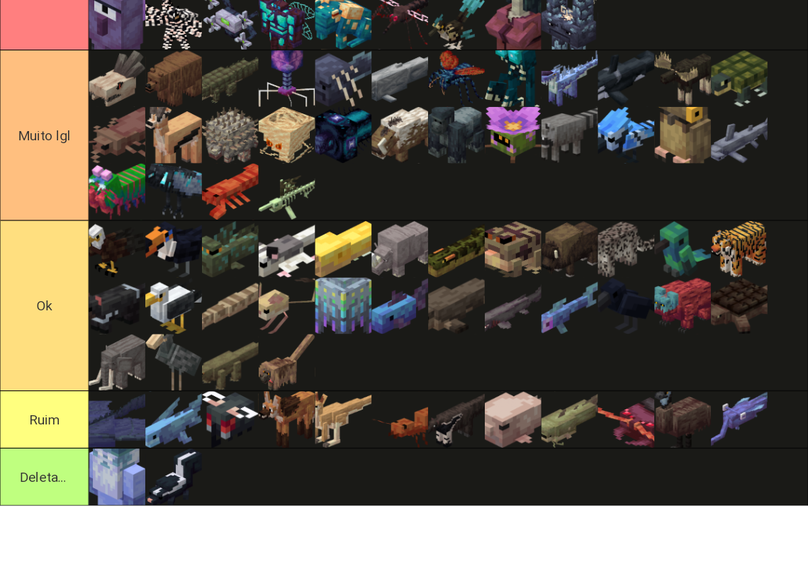 Alex's Mobs V2 Tier List (Community Rankings) - TierMaker