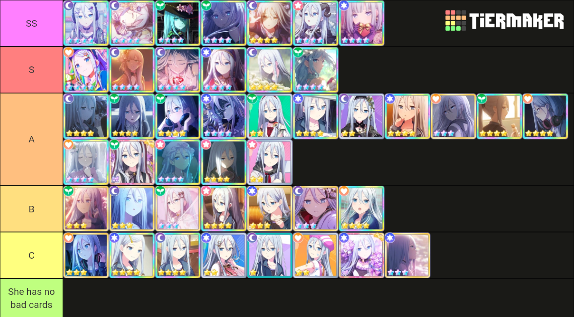 PJSK Kanade cards Tier List (Community Rankings) - TierMaker