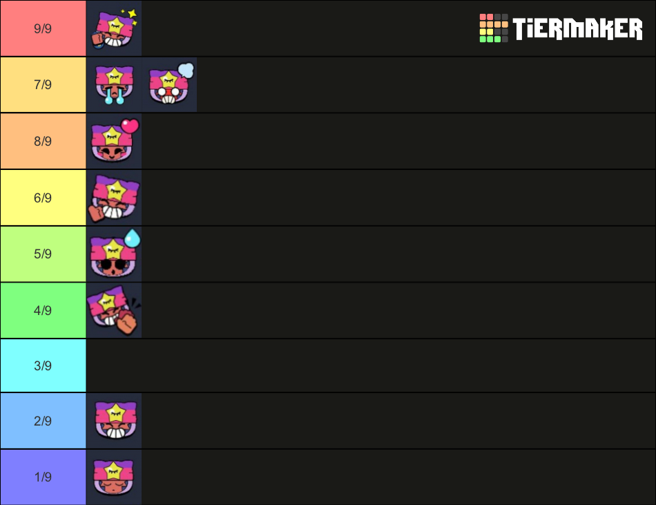 Sandy Pins Tier List (Community Rankings) - TierMaker