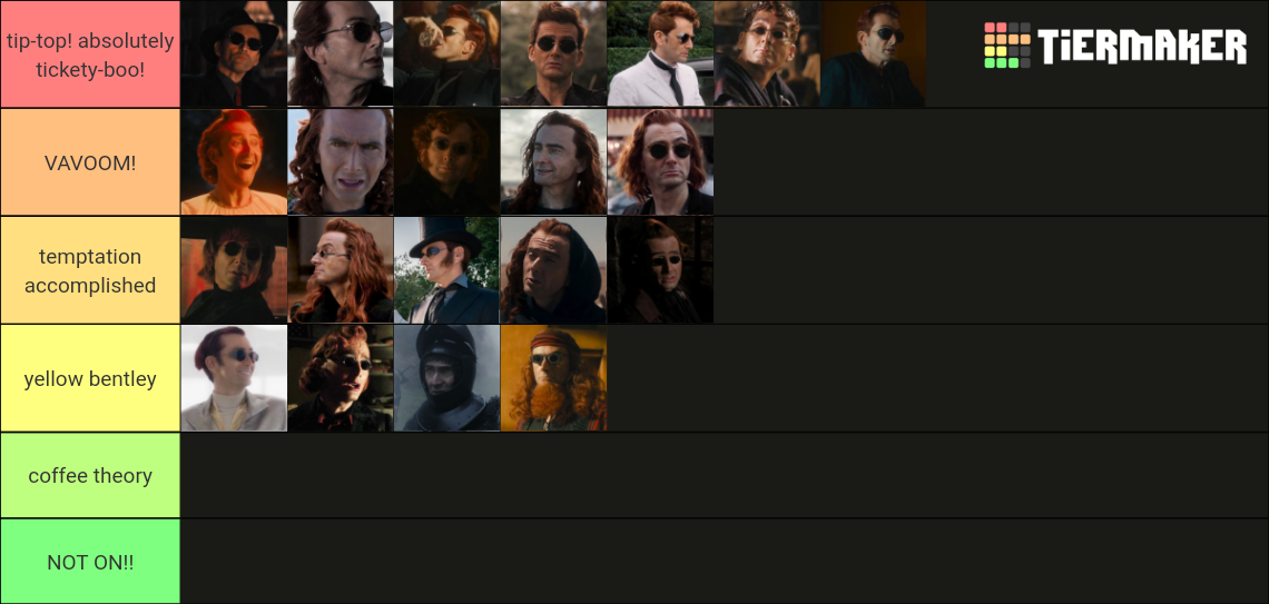crowley through the ages Tier List (Community Rankings) - TierMaker