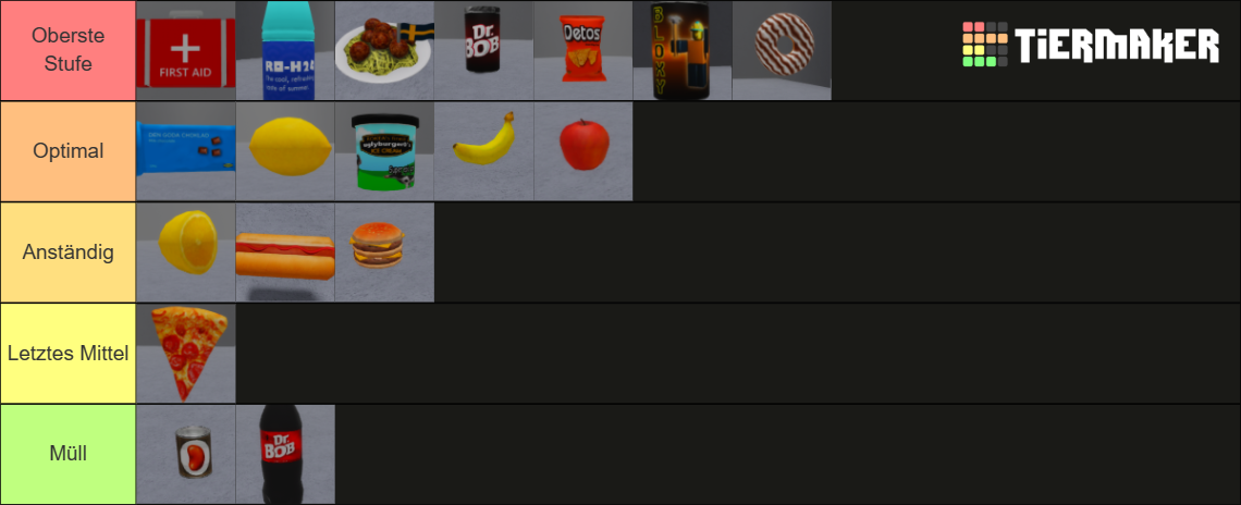 3008 Foods Tier List (Community Rankings) - TierMaker