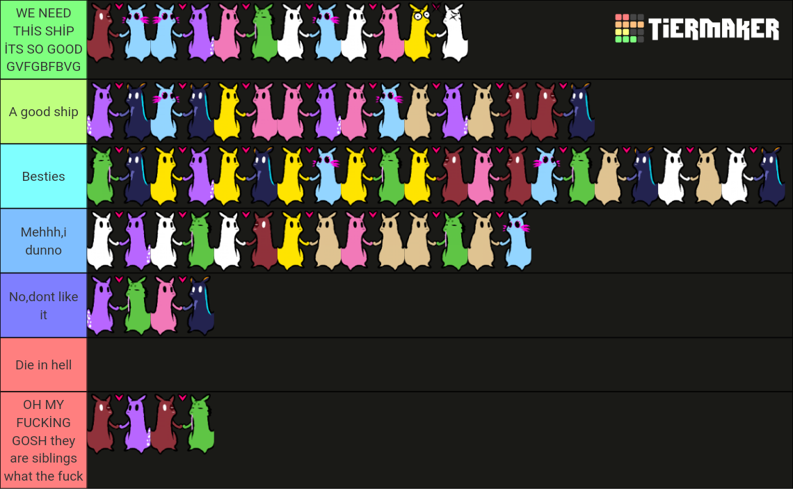 Rainworld Slugcat Ships Tier List (Community Rankings) - TierMaker