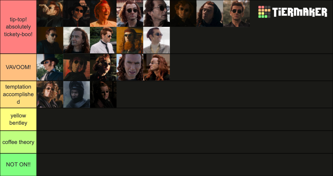 crowley through the ages Tier List (Community Rankings) - TierMaker