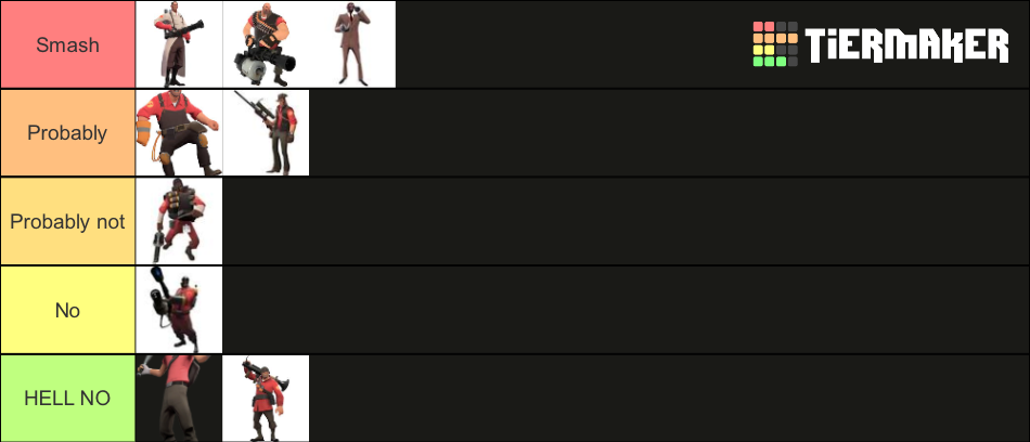 Tf2 smash or pass Tier List (Community Rankings) - TierMaker