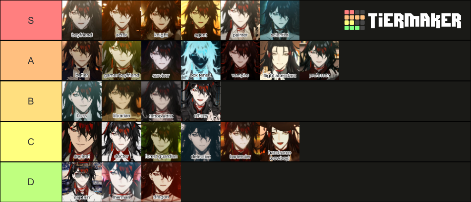 Vox Akuma's ASMR Characters Tier List (Community Rankings) - TierMaker