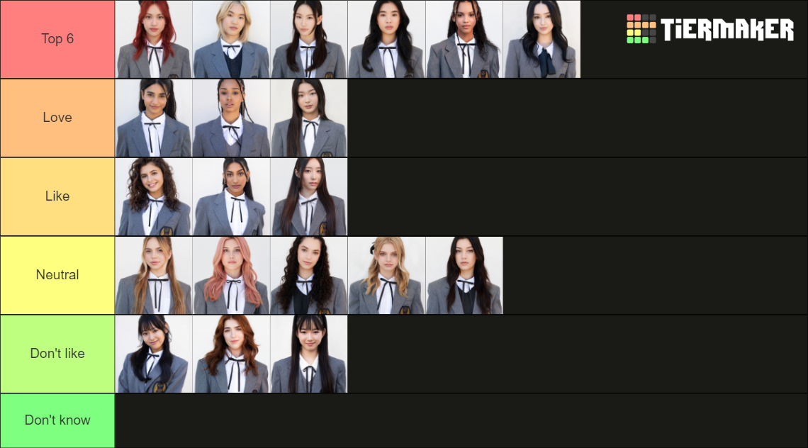 DREAM ACADEMY Tier List (Community Rankings) - TierMaker