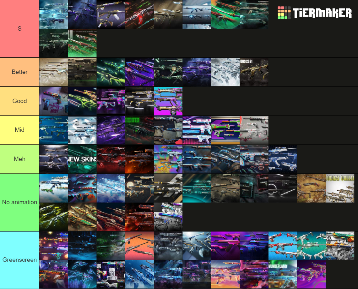 Valorant bundle (april 2023) Tier List (Community Rankings) - TierMaker