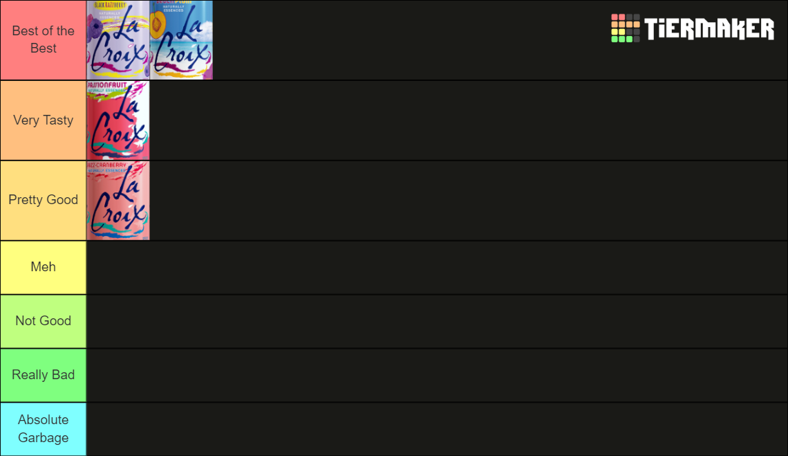 Every La Croix Flavor (As of 30/08/2023) Tier List (Community Rankings) - TierMaker