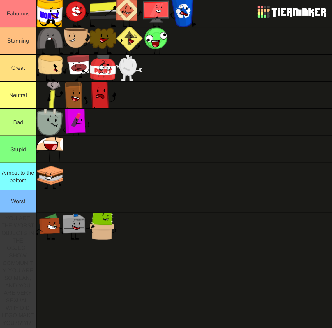 Object terror (reboot) Tier List (Community Rankings) - TierMaker